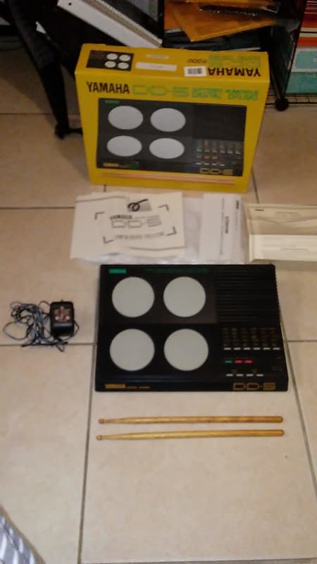 Yamaha DD-5 Vintage Digital Drums w Original Box, Sticks, | Reverb