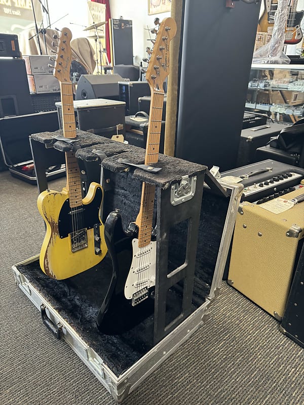 Calzone Cases heavy duty 4 in 1 Guitar Rack Stand | Reverb