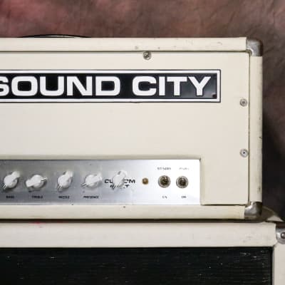 Vintage Sound City Custom Built L.100W Amplifier Head | Reverb