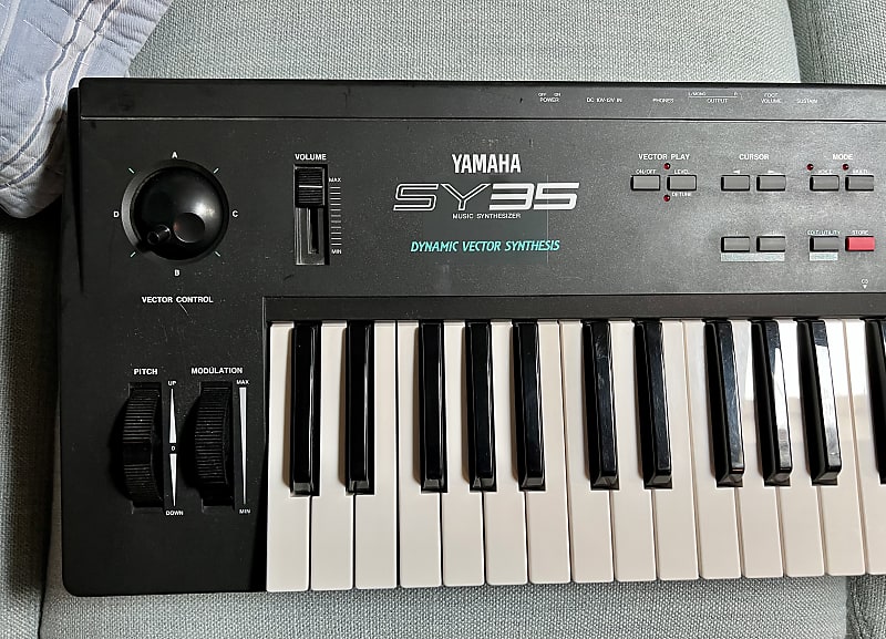 Yamaha SY35 1990's - Black | Reverb