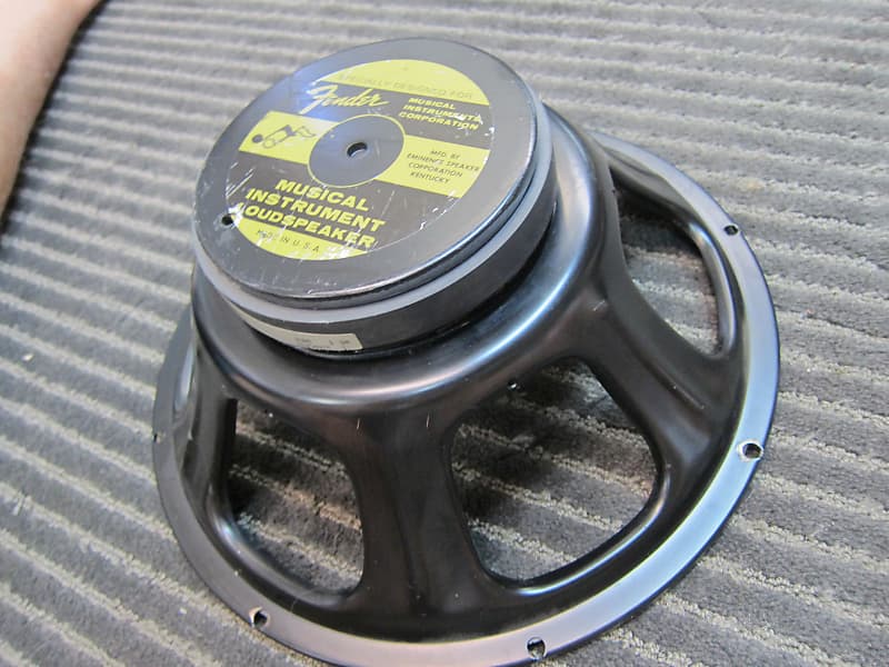 Vintage Fender 12" Guitar Speaker, USA, 1970s, Needs | Reverb