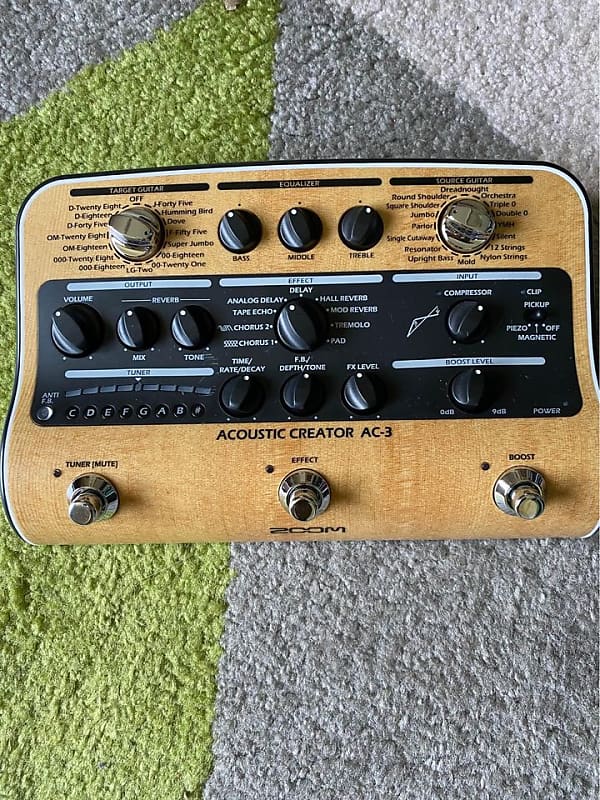 Zoom AC-3 Acoustic Creator pedal | Reverb