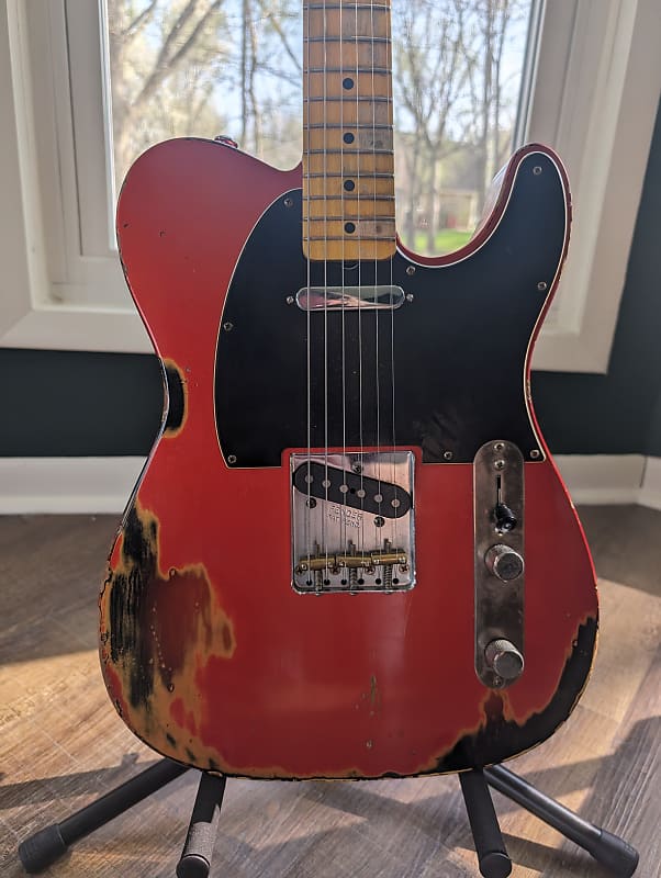 Fender Parts Telecaster - Relic Red | Reverb