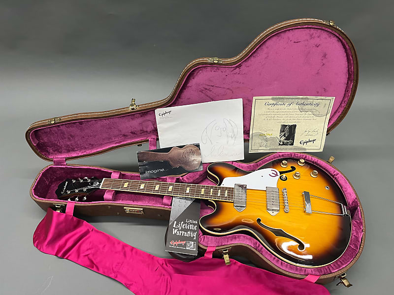 Epiphone USA Collection John Lennon Signature '65 Casino 1998 | Reverb