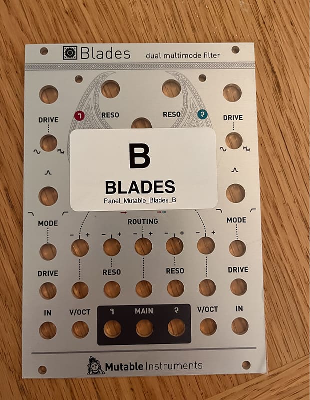 Mutable Instruments Blades Original panels | Reverb UK