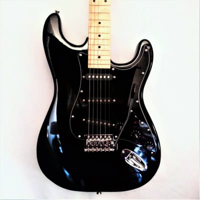Custom strat style Epiphone on a strat with tremolo | Reverb