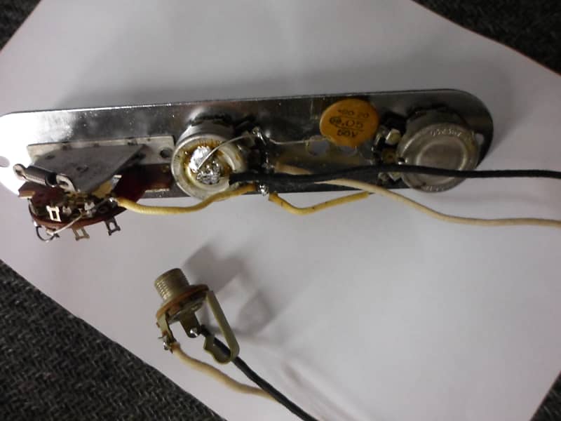 Fender Telecaster Control harness 250K Pots Cap Switch | Reverb UK