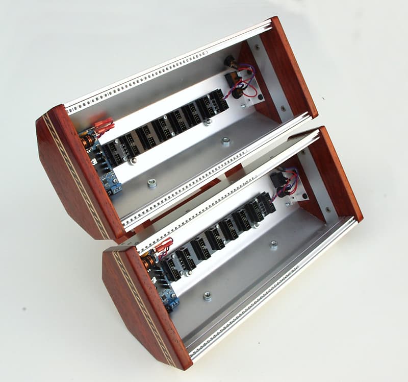 Rare Waves Double 60HP Eurorack Case with Stand - Inlaid | Reverb