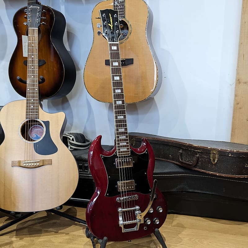 Luxor SG japan 1970's - Cherry red | Reverb