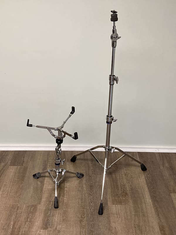 Yamaha SS740 Snare Stand & CS750 Straight Cymbal Stand Set | Reverb