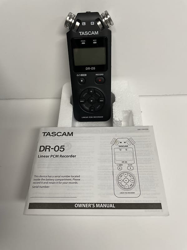 TASCAM DR-05 Linear PCM Recorder Mid 2000 - Black | Reverb