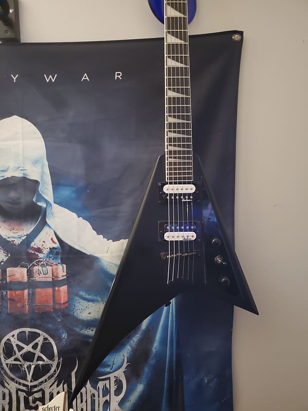 Jackson Randy Rhodes Flying V Satin Black | Reverb