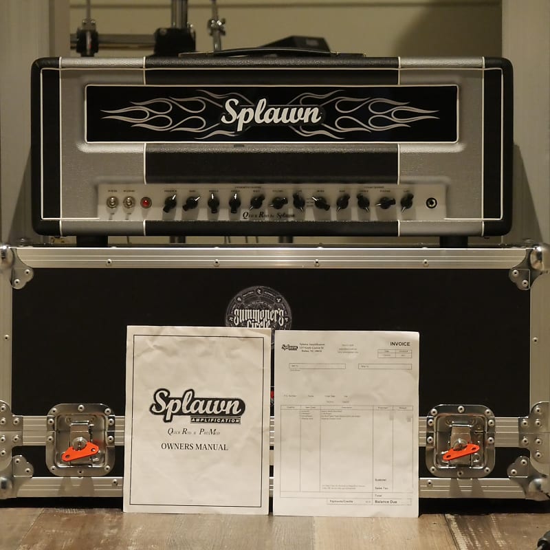 2010 Splawn Quick Rod Black And Silver With Road Case | Reverb
