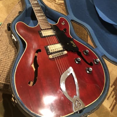 Guild Starfire 1976 - Cherry Red | Reverb