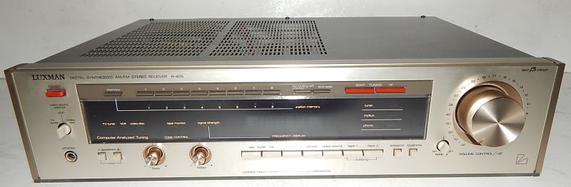 Luxman R-405 vintage stereo receiver | Reverb