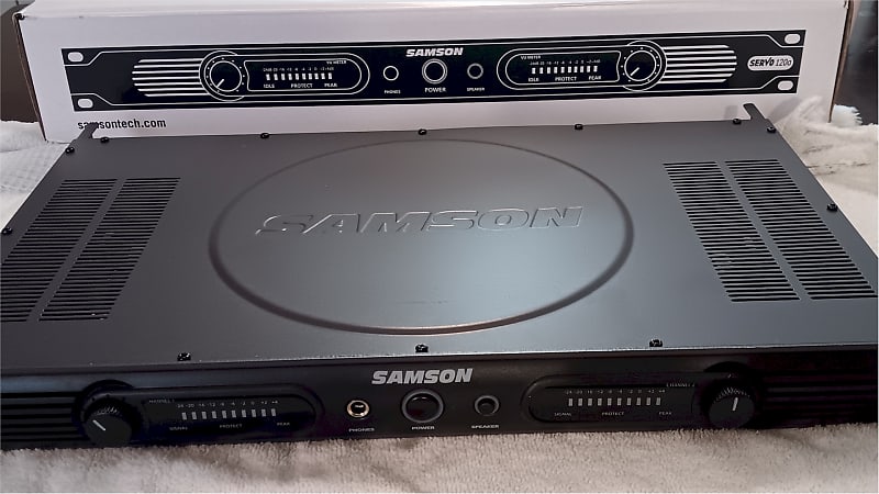 Samson Servo 120a Stereo Power Amplifier Two Channels Servo | Reverb