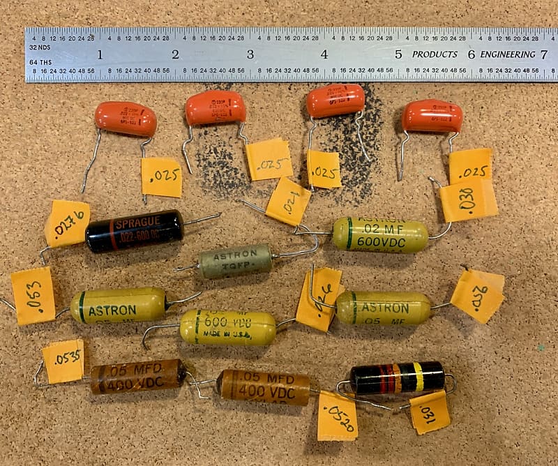Vintage Capacitor Grab Bag - 0.02 to 0.05 mf | Reverb