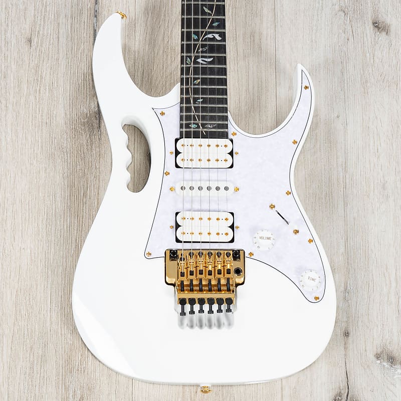 Ibanez Premium Steve Vai Signature JEM7VP Guitar, Ebony | Reverb