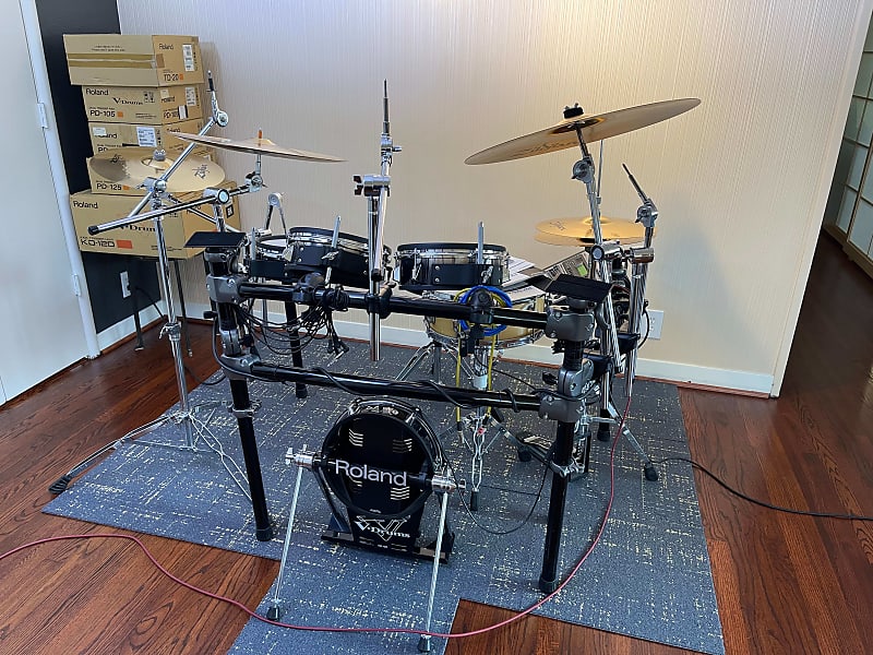 Roland V-Drums (TD20) Model 2014 - Black / Chrome with Mesh | Reverb