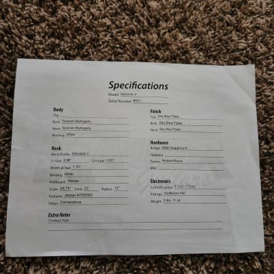 Kauer Banshee Jr. 2022-2023 - Sky Blue Flake | Reverb