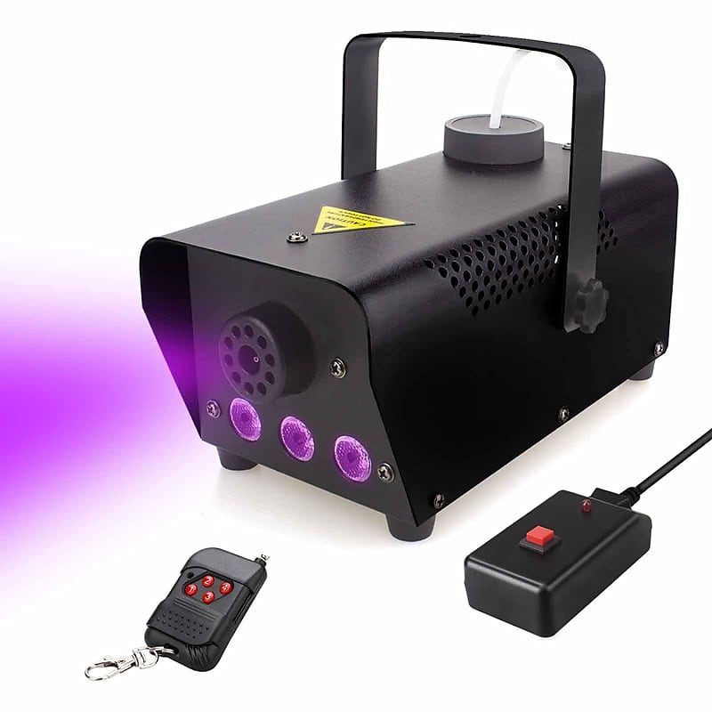Fog Machine With Lights, Strobe Effect Sound Activated | Reverb