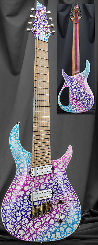 Kiesel CM8 Crescent Multiscale Carved Top 8-String | Reverb Canada