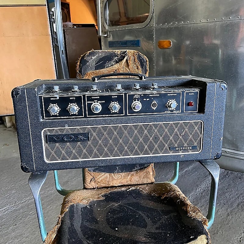 Vintage 1960s Vox Supreme Guitar Amplifier Head *Ronnie Lane | Reverb