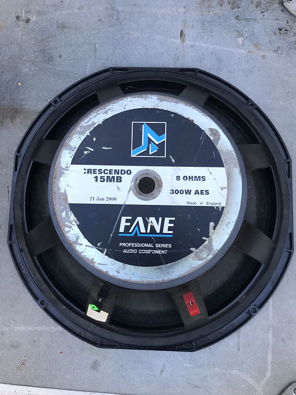 Fane Crescendo 15MB 15" Bass Guitar Speaker Driver Woofer | Reverb