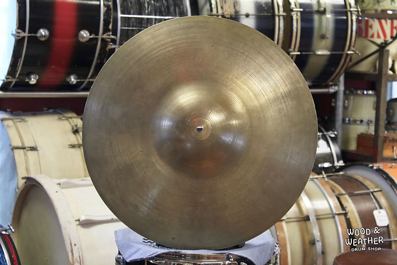 1960s A. Zildjian 20" Big Bell Ride Cymbal 2756g | Reverb