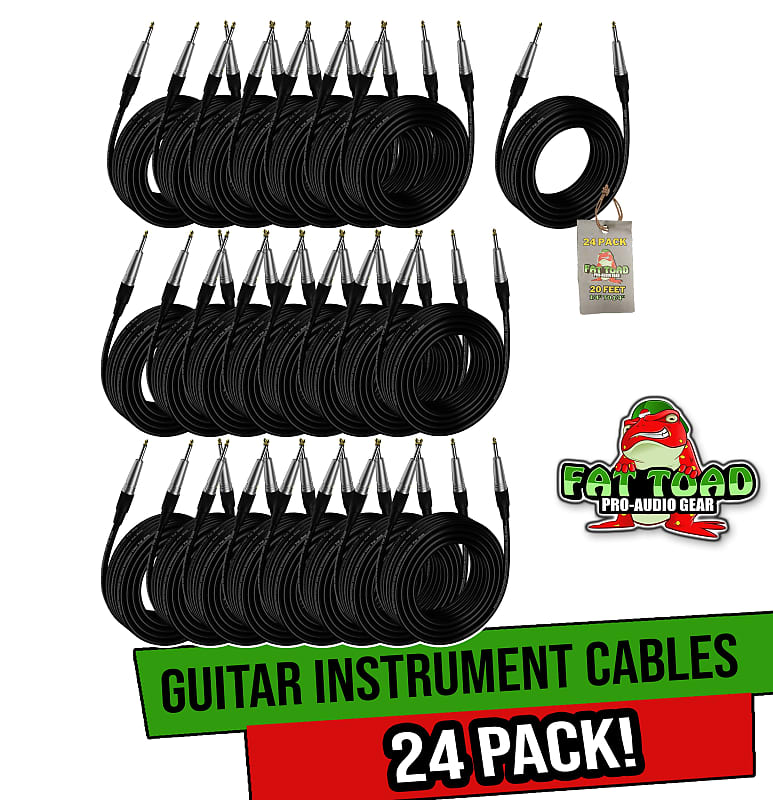 FAT TOAD 20ft Instrument Cables (ShieldedPRO X Series) 24 | Reverb