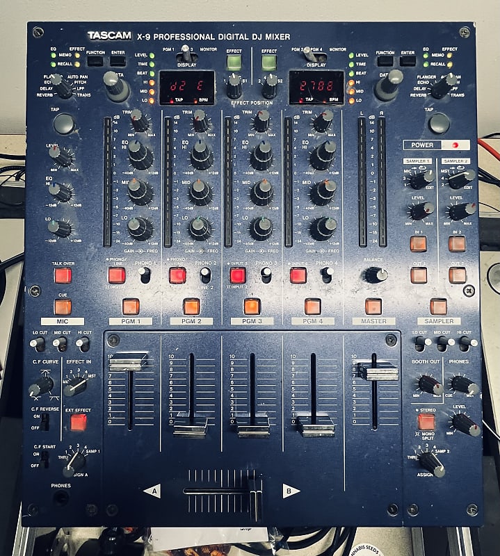 TASCAM X-9 Professional DJ Mixer 90s - Blue | Reverb