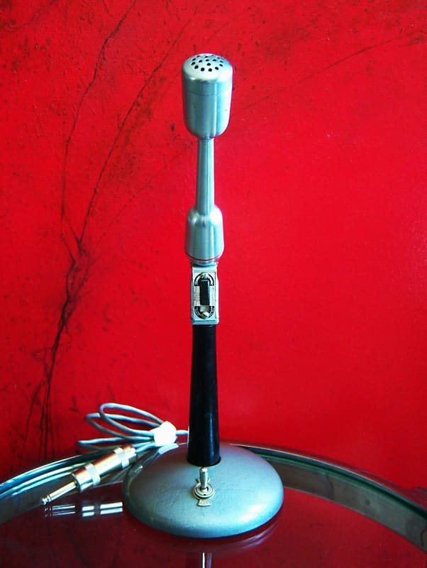 Vintage 1950's Turner S95D dynamic microphone w Astatic E6G | Reverb