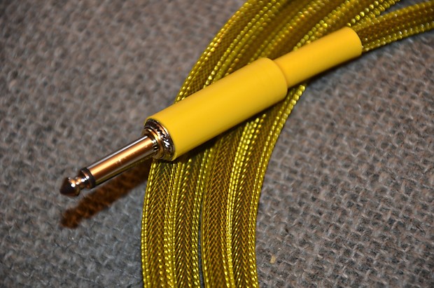 10 Silent Tip Guitar Cable, Gold TFlex, New! | Reverb UK