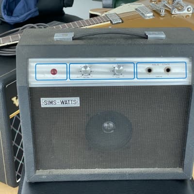 Simms Watts ampli guitare 1975 noir | Reverb