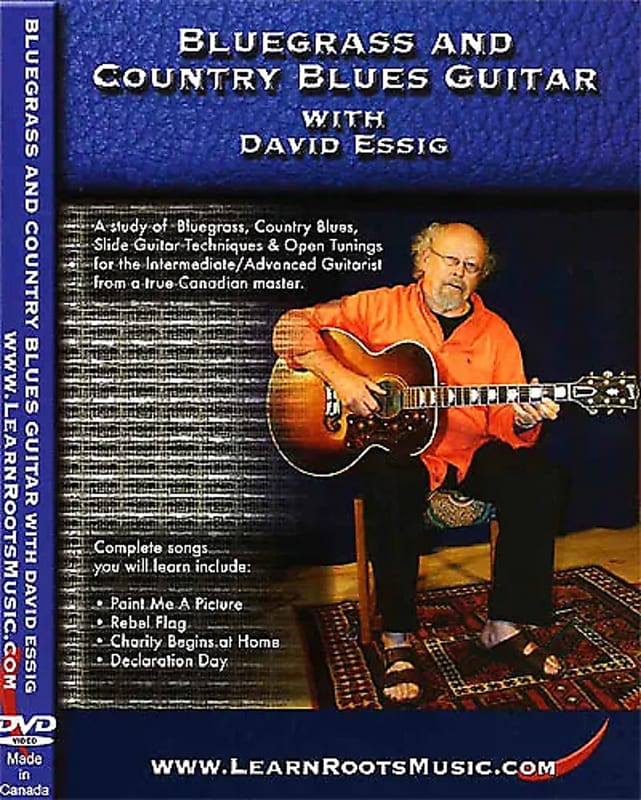 Mel Bay DEDVD01 Bluegrass and Country Blues Guitar with David | Reverb