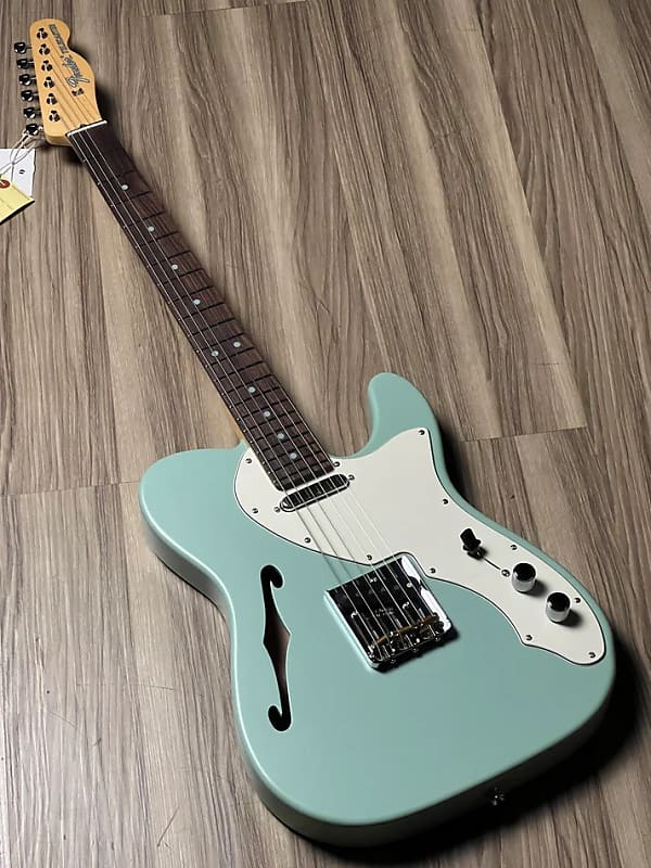 Fender MIJ Limited Kusumi Color Telecaster Thinline with RW | Reverb