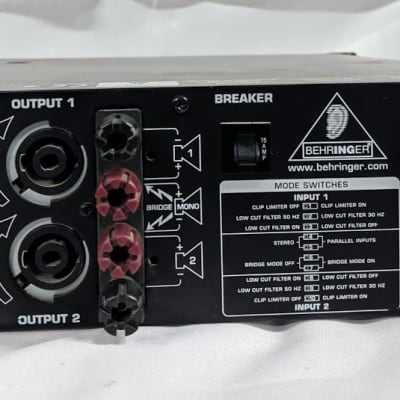 Behringer Europower EP1500 2 x 700 Watts Power Amplifier | Reverb