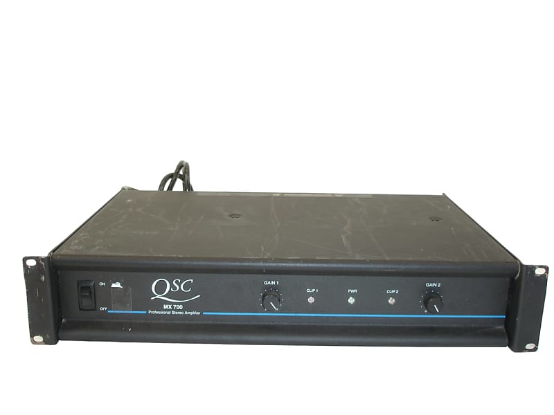 QSC MX 700 Stereo Power Amplifier | Reverb