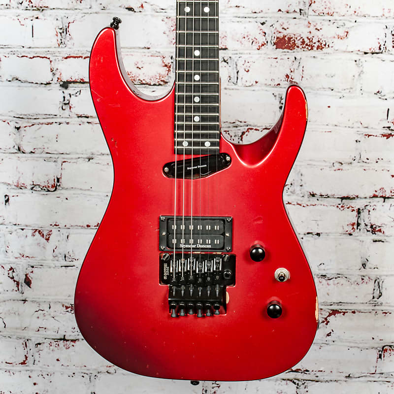 Kramer Late 80's Proaxe Electric Guitar, Candy Red w/ Neal | Reverb