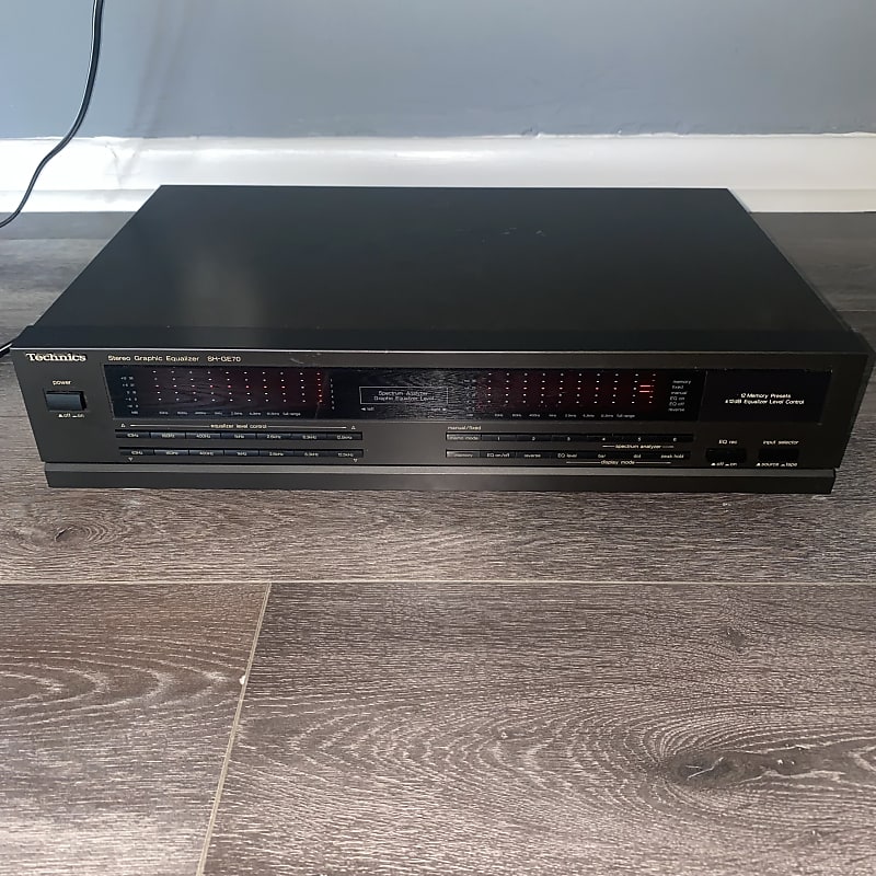 Vintage Technics SH-GE70 Equalizer Stereo Graphic Dual | Reverb