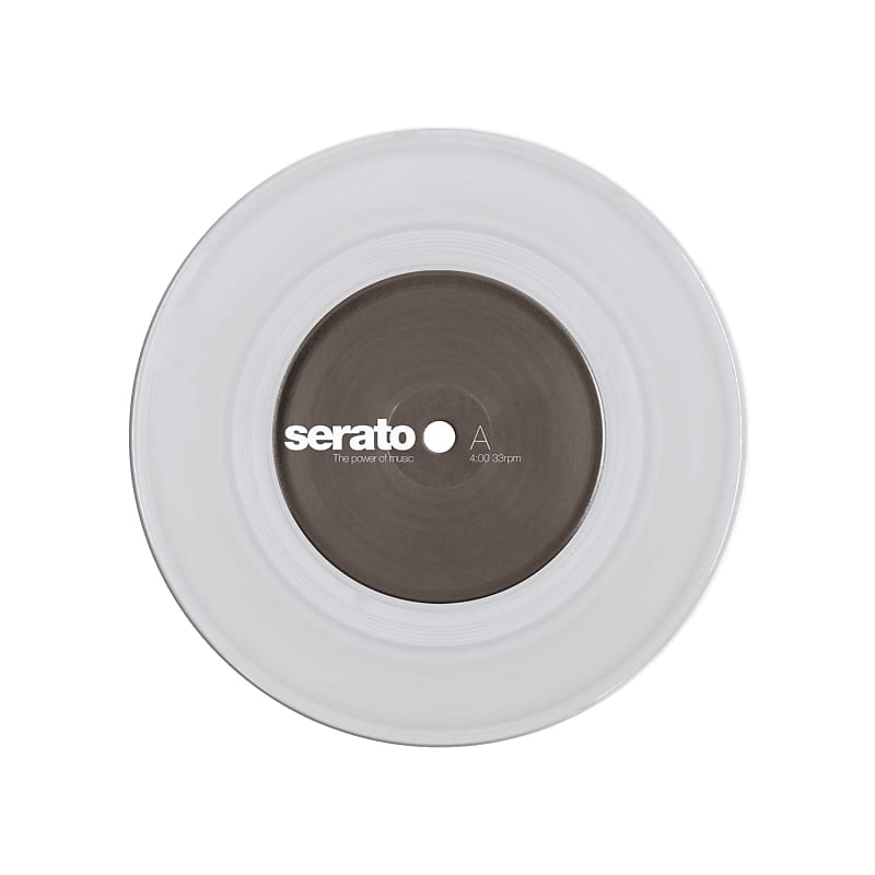 Serato 7" Control Vinyl - Clear Vinyl (Pair) | Reverb