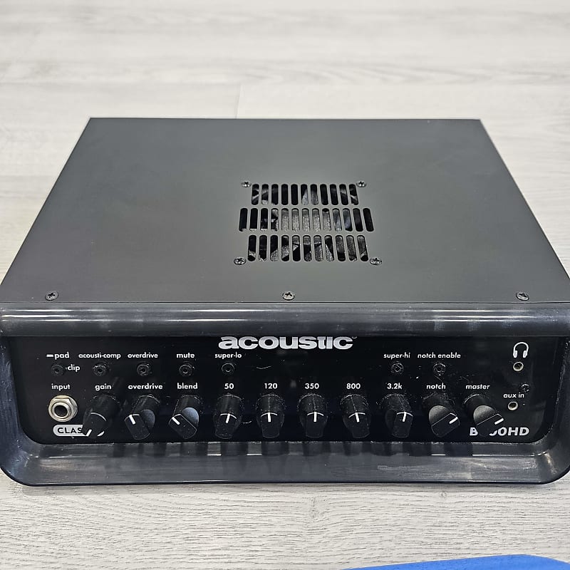 Acoustic B300HD 300W Compact Amp Bass Guitar Head Amplifier | Reverb