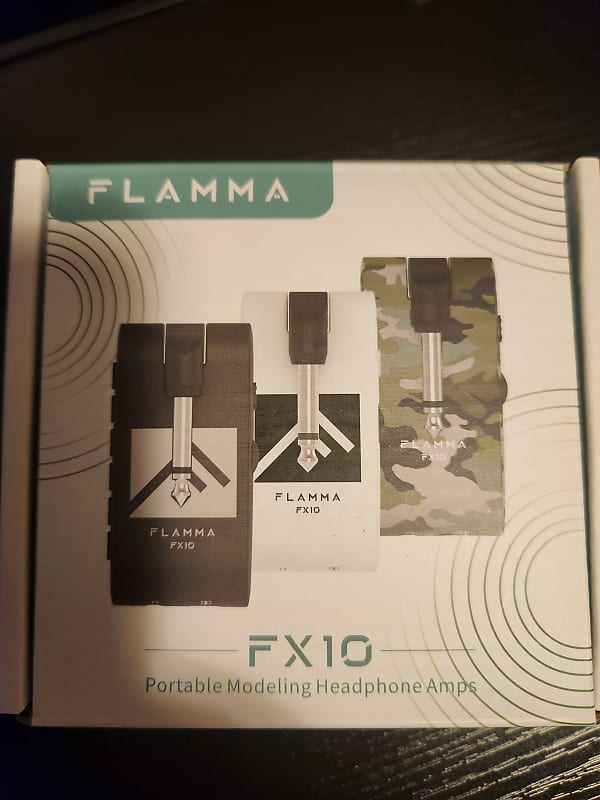 Flamma FX10 Guitar Portable Headphone Amp Black MINT in BOX! | Reverb