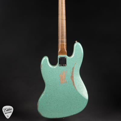 Fender Custom Shop 1964 Jazz Bass Heavy Relic P/J - Seafoam | Reverb