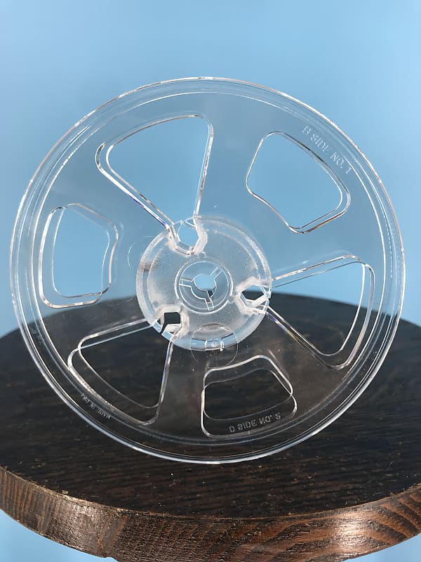 1/4" x 5" Clear Small Hub Premium Plastic Reel with Tape | Reverb UK