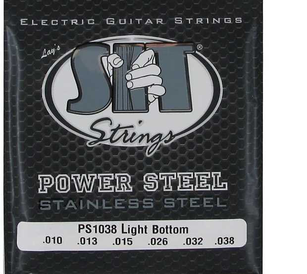SIT PS1038 Power Steel Stainless Electric Guitar Strings | Reverb