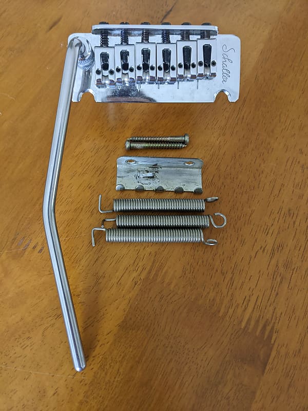 Schaller Vintage Tremolo Guitar Bridge - Chrome | Reverb