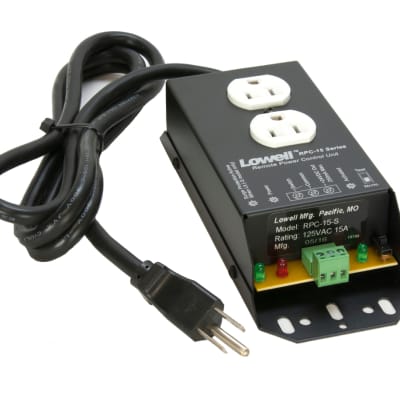 Lowell RPC-15-S 6' Remote Power Control with 1 Duplex Outlet | Reverb