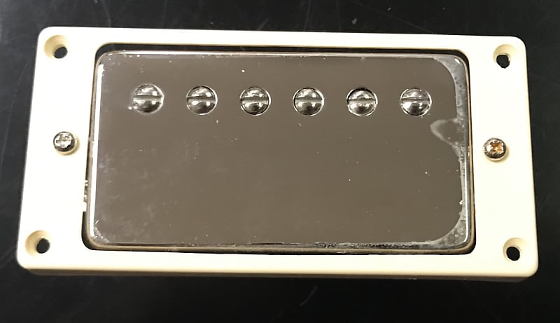 Gibson- BurstBucker, BB2, nickel cover, with creme pickup | Reverb