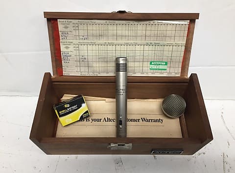 Altec 626A Cardioid Condenser Microphone 1970s Silver | Reverb